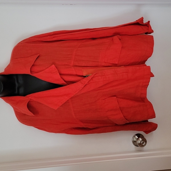 Zara | Jackets & Coats | Zara Basic Linen Blend Jacket | Poshmark